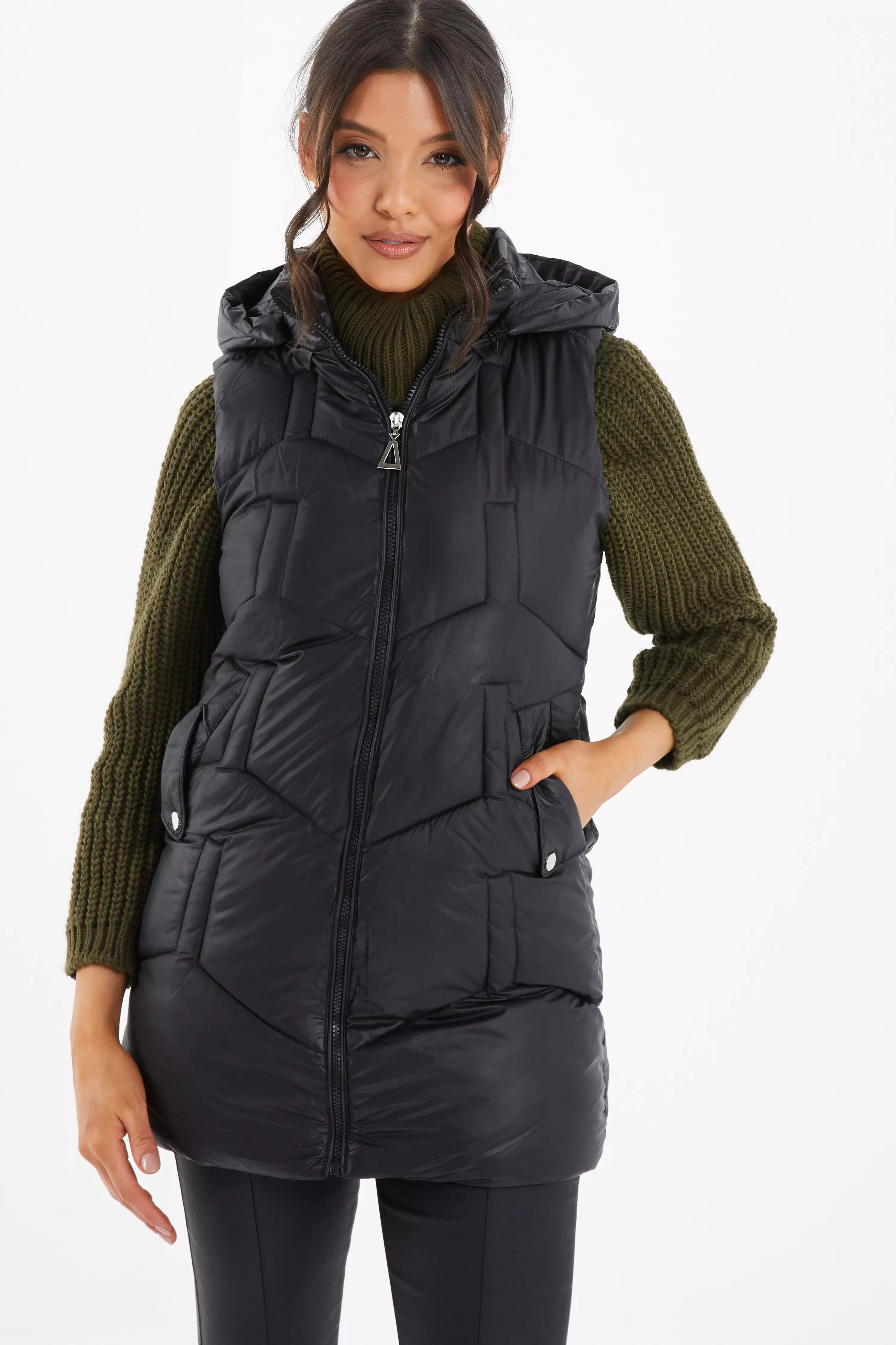 Womens Gilets | Long, Hooded, Teddy & Puffer Gilets | QUIZ